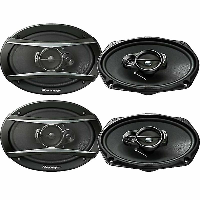 2 Pair Pioneer TS-A6960F 6x9" 4-Way 450Watt Coaxial Car Audio | Reverb