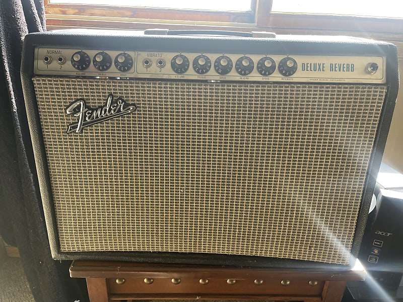 Original 1972 Fender Deluxe Reverb - Silverface | Reverb