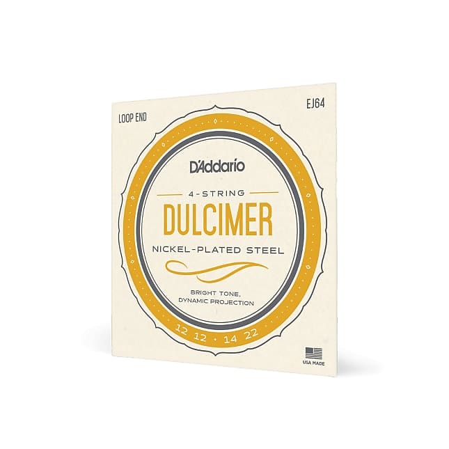 Dulcimer Strings By D'Addario, EJ64 4-String Dulcimer Set, | Reverb UK
