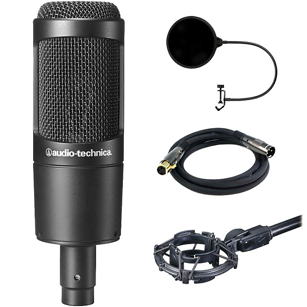 Audio-Technica Large Diaphragm Studio Condenser Microphone w/ | Reverb