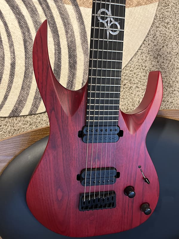 Solar Guitars A2.7 2022 - Trans Blood Red Matte | Reverb