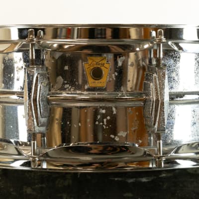 1960s Ludwig 5x14 LM400 Supraphonic Snare Drum | Reverb