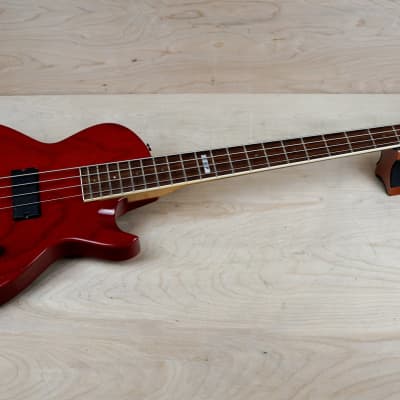 ESP Custom Order S-E925 Single Cut Bass 1998 See-Thru Red | Reverb