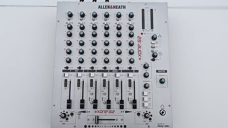 🔴 Allen & Heath Xone 62 Analogue 6-channel DJ Mixer • MINT | Reverb UK