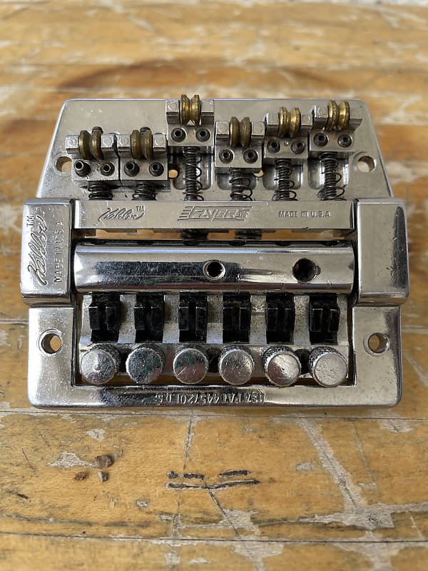 Vintage Kahler 2330 Flyer RH Chrome Tremolo Bridge | Reverb
