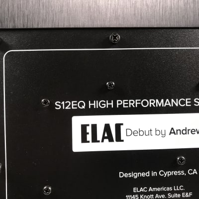 ELAC Debut S12EQ Powered subwoofer with Bluetooth | Reverb