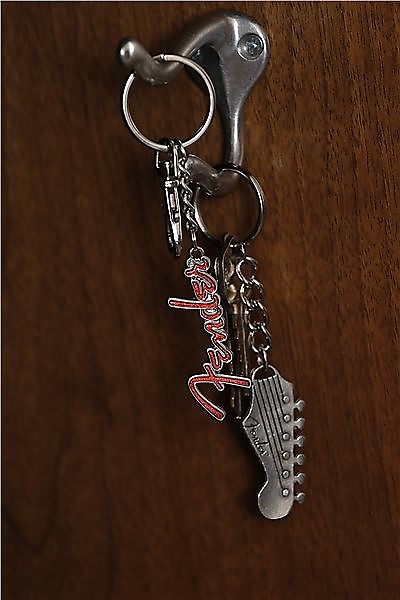 Fender Logo Keychain, Red 2016 | Reverb UK