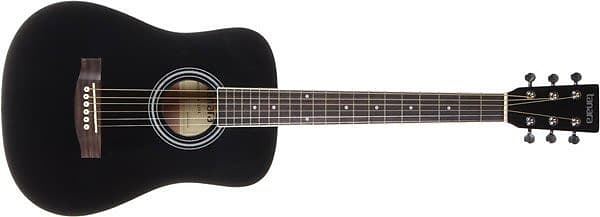 Tanara 1/2-Scale Acoustic Guitar - Black | Reverb