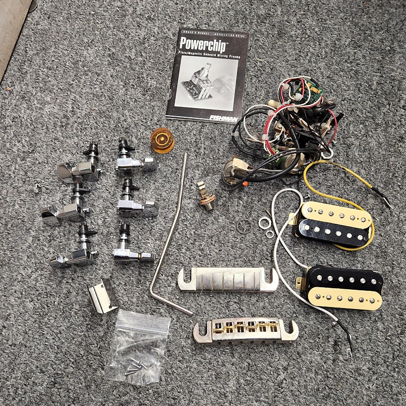 PRS Parts, Pickups, locking tuners, wiring, 2 Bridges, PLUS | Reverb