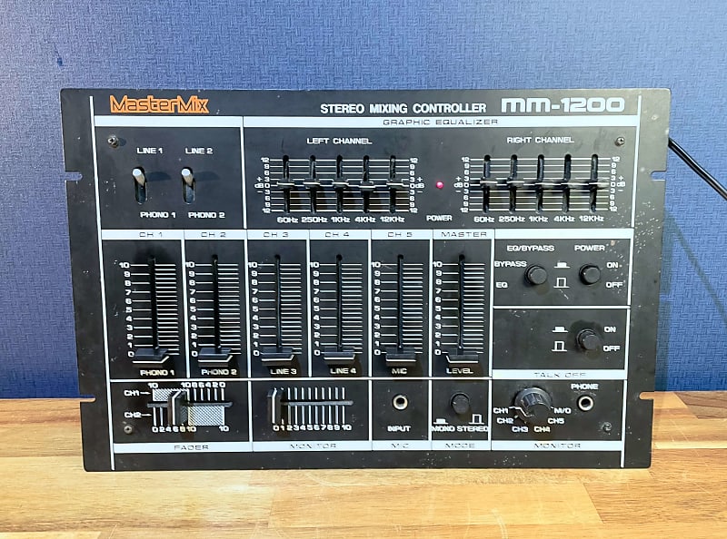 MasterMix MM-1200 5-Channel DJ Mixer [Extremely Rare!] | Reverb
