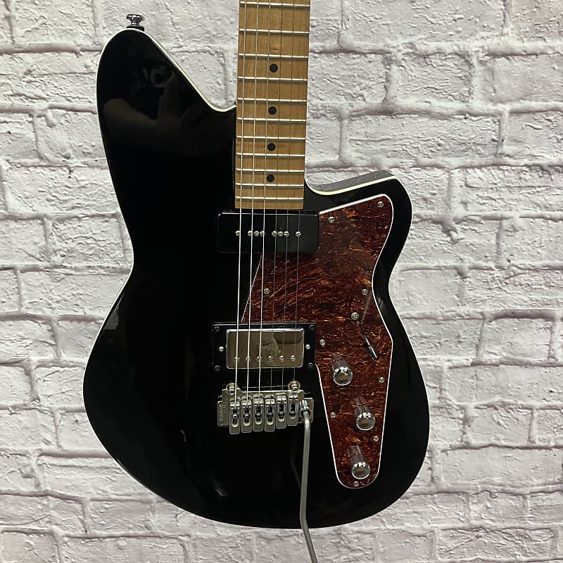 Reverend Double Agent Black Electric Guitar | Reverb