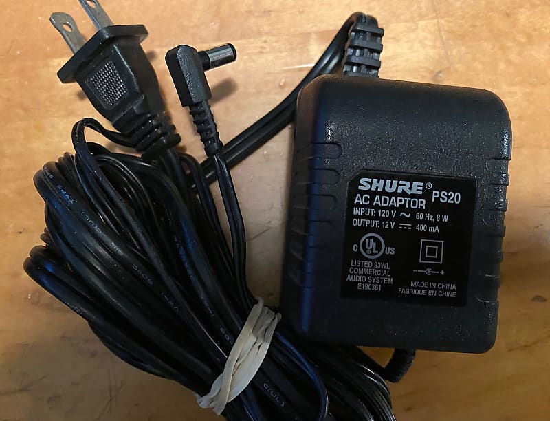 Shure PS20 AC Adaptor - Used | Reverb