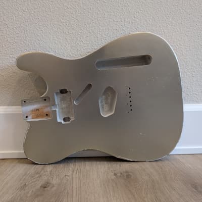 MJT VTT Tele Body Firemist Silver Telecaster Style Nitro 2024 | Reverb