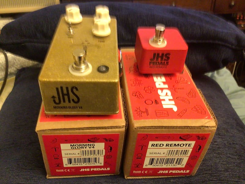JHS JHS Morning Glory V4 Transparent Overdrive Pedal/JHS Red | Reverb