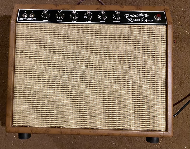 Handwired Princeton Reverb 1x12 2022 Brown and Tan | Reverb
