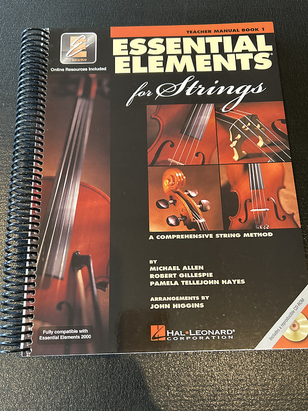 Essential Elements Teacher Manual Book 1 for Strings | Reverb