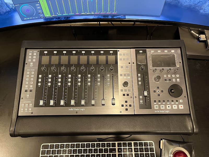 Mix Ends SSL desktop stand for UF8 & Uf1 Black 2024 - Black | Reverb