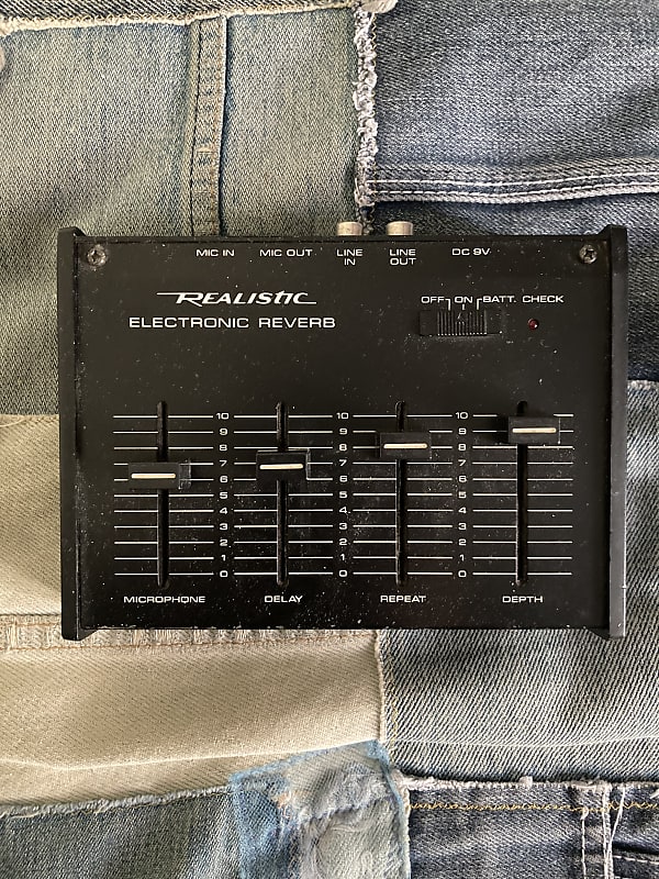 Realistic Electronic Reverb - analog - 1990s - black - free | Reverb