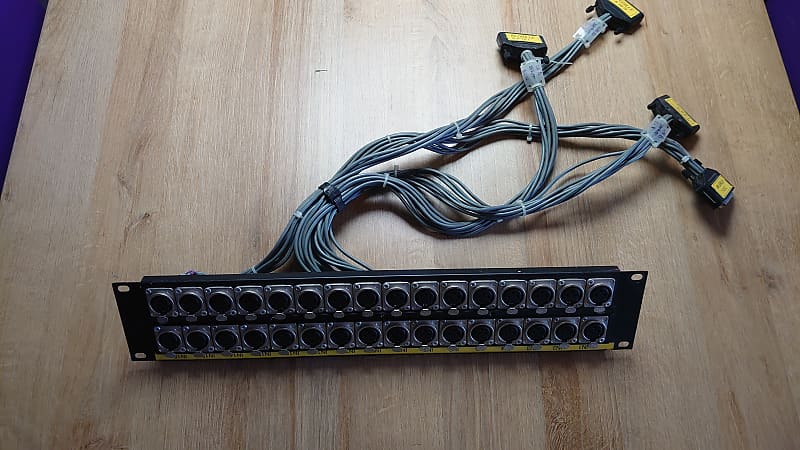 Neutrix 2U Rack Panel – 32×Female XLR To 4×DB25 2020 - Steel | Reverb