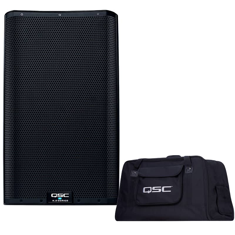 QSC K12.2 Active 12" Powered 2000 Watt Loudspeaker Bundle | Reverb
