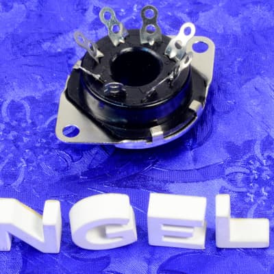 8 Pin Octal Top Chassis Mount Tube Socket For Old Fender Amps | Reverb