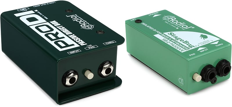 Radial ProDI 1-channel Passive Instrument Direct Box Bundle | Reverb