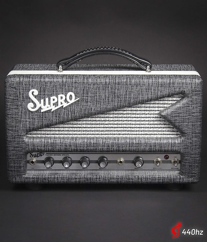 Supro 1605RH Reverb Special Head Silver w/Cover 220V-240V | Reverb