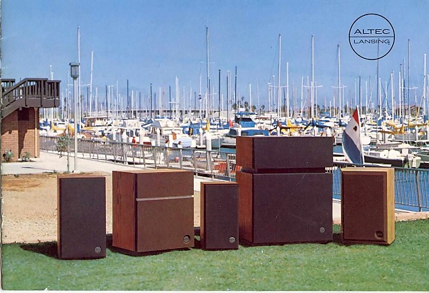 Pair Vintage HiFi Altec Model 15 1976? Walnut | Reverb