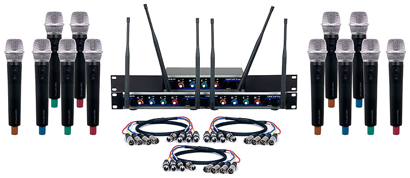 VocoPro DIGITAL-ACAPELLA-12 Channel UHF Wireless Handheld | Reverb