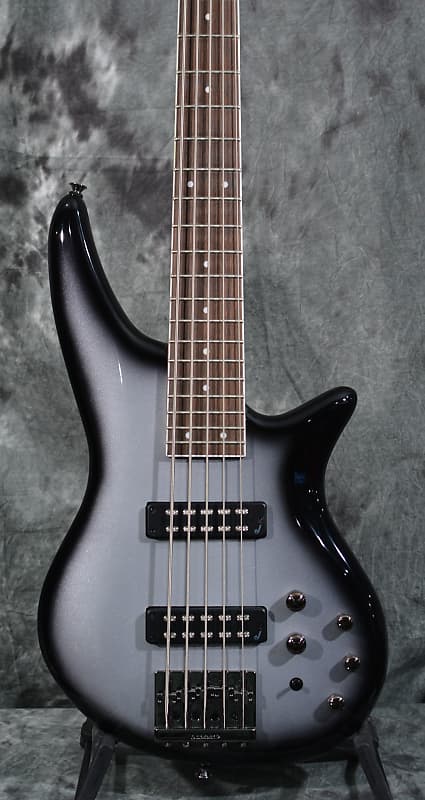 Jackson JS Series SD3V 5-String Spectra Bass Silverburst w/ | Reverb