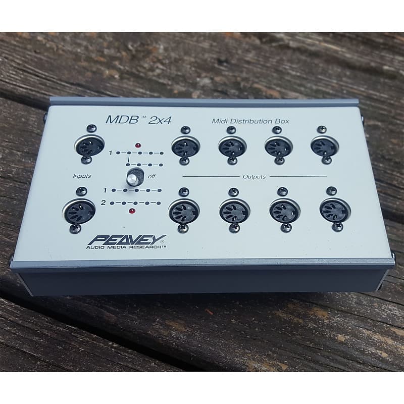 Peavey Midi Distribution Box MDB 2x4 w/ 9v Power Supply | Reverb