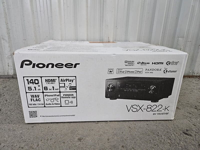 Pioneer VSX-822-K 5.1 Ch Home Theater Surround Sound Receiver | Reverb