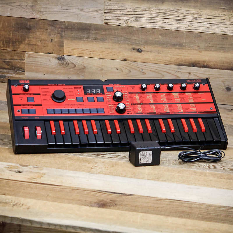 Korg MicroKorg 10th Anniversary Limited Edition Black / Red | Reverb