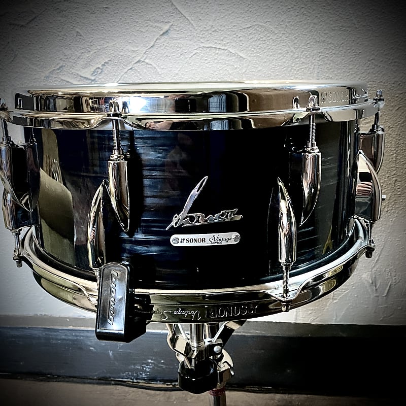 Sonor Vintage Series 2022 Black Slate Snare Drum | Reverb