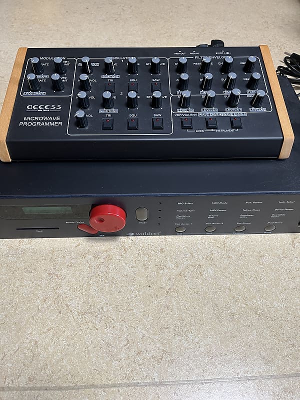 Waldorf Microwave Rackmount Wavetable Synthesizer Rev A + | Reverb