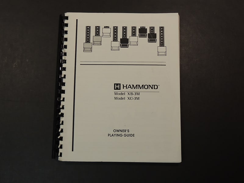 Hammond Model XB-3M & XC-3M Owner's Playing Guide | Reverb Canada