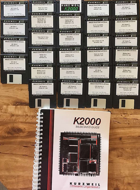 Kurzweil K2000 Analog Collection Floppy Library 28 Disks + | Reverb