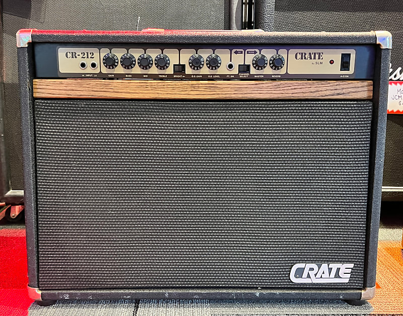 Vintage 1980's Crate CR-212 Twin 2X12 Solid State Combo Amp | Reverb