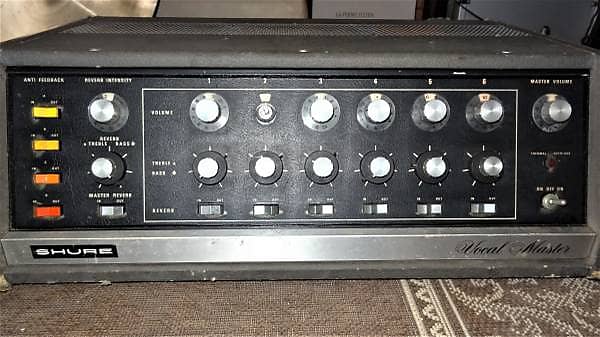 Shure Vocal Master VA-300C 1970's grey | Reverb