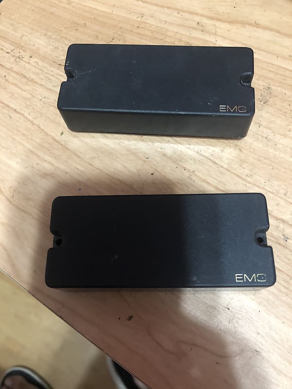 EMG 707-B 7-String Active Humbucker Set 2010 black | Reverb