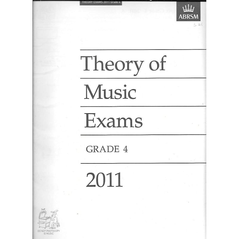 ABRSM Music Theory Past Exams 2011 Grade 4 | Reverb