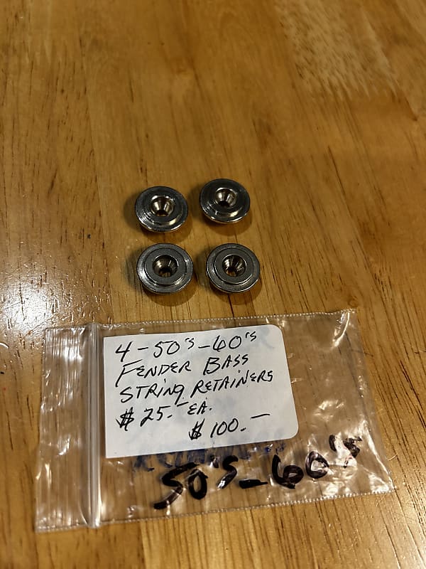 1950's-60's Fender Jazz or Precision Bass String Retainers - | Reverb