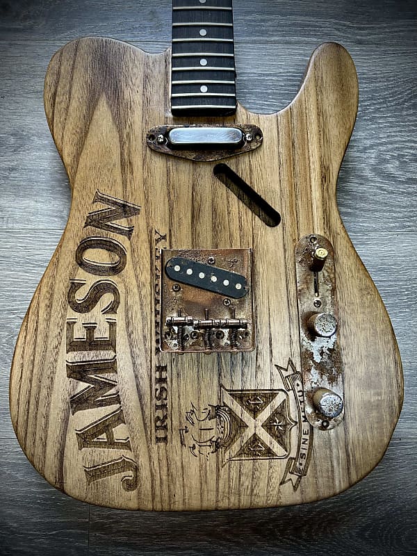 Pistols Crown Barncaster Tele GUITAR BODY ONLY PARTCASTER USA | Reverb