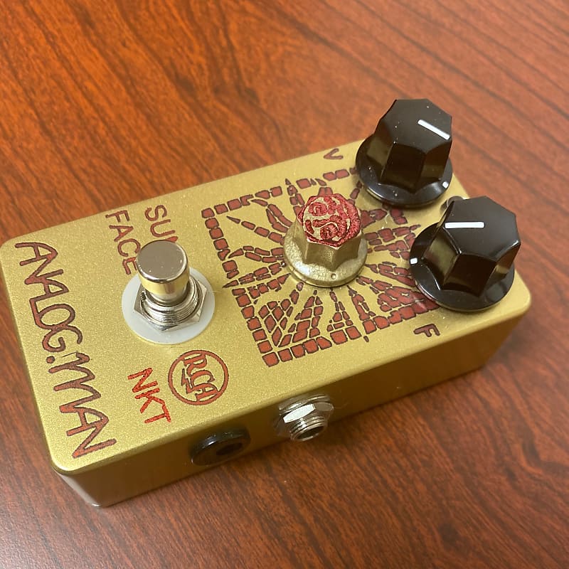 Analogman Sunface NKT RCA Hybrid Germanium Fuzz with Sun Dial | Reverb
