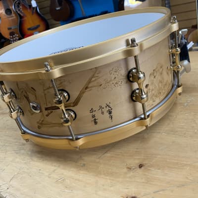 Cadeson Royal Custom 5.5 x 14" Snare Drum - Hand Painted, | Reverb