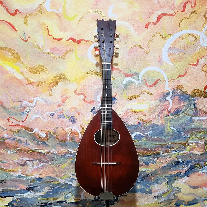 Vintage Stella Mandolin w/ Chipboard Case (Used) | Reverb