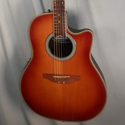 Crafter SF-900 Ovation-Style Acoustic Electric Guitar Brown | Reverb