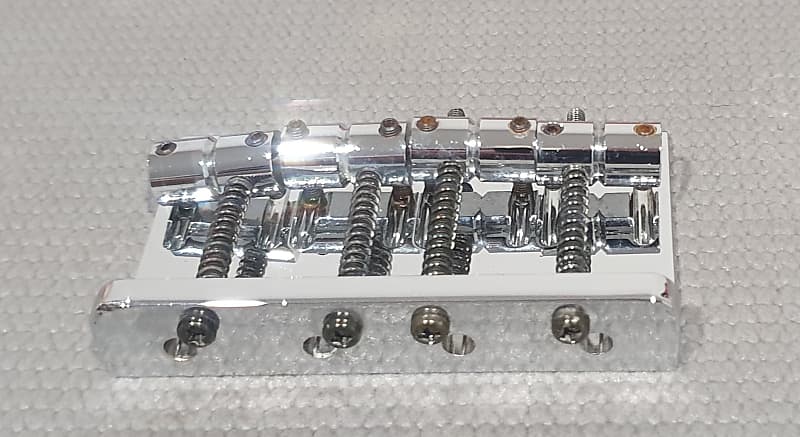 ESP Custom bass bridge 2000s - Chrome | Reverb