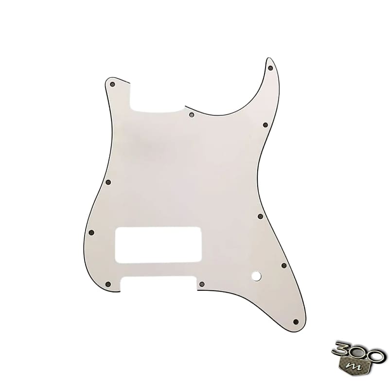 3 Ply Whtie Strat Single P90 USA '72 11 Screw Holes Style | Reverb UK