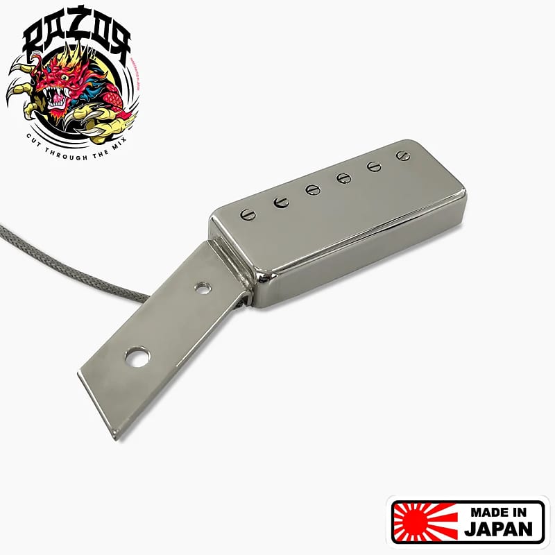 Razor Jazz Bucker Floating Humbucking Pickguard Mount Pickup | Reverb